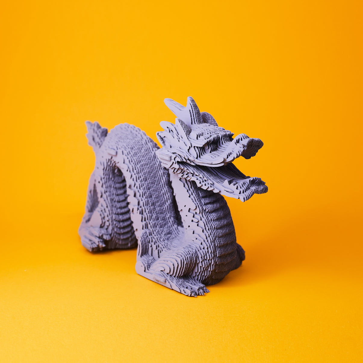 Cardboard 3D puzzle sculpture DRAGON by Cartonic – CARTONIC® Official Store