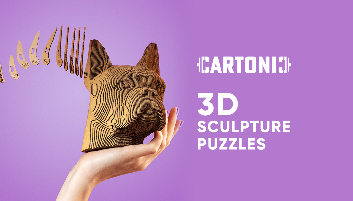 3D Cardboard sculpture puzzles by Cartonic – cartonic.store